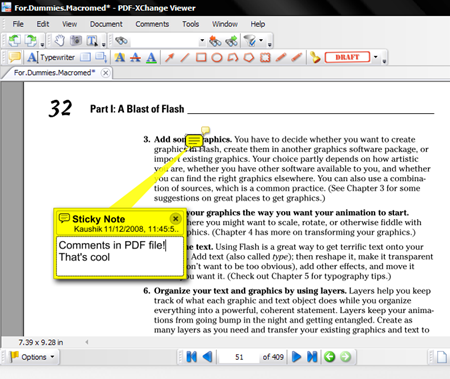 Add annotations to a PDF file with PDF-XChange Viewer
